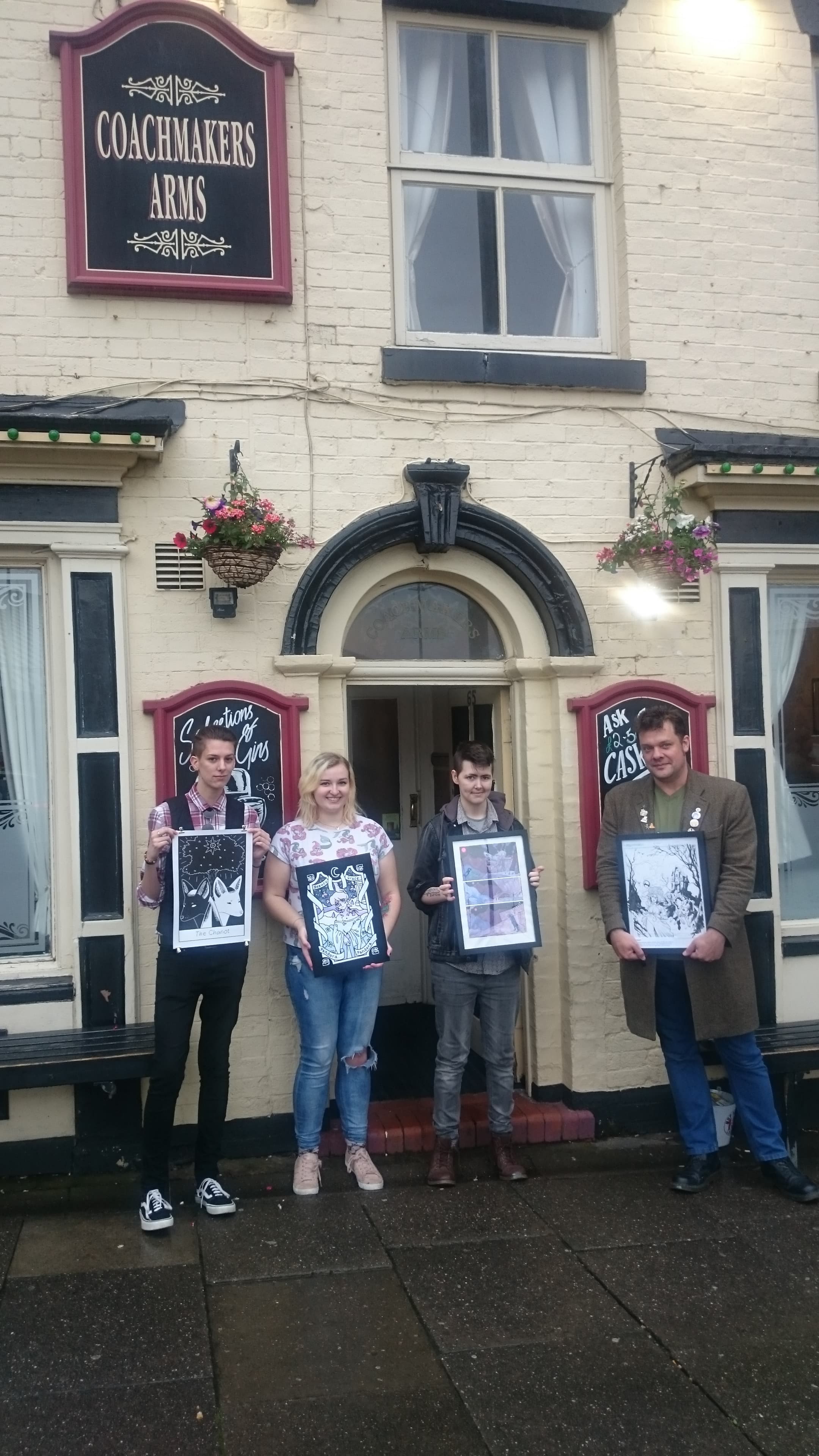 Coachmakers Hosts Comic Arts Exhibition – The Coachmakers Arms – Hanley